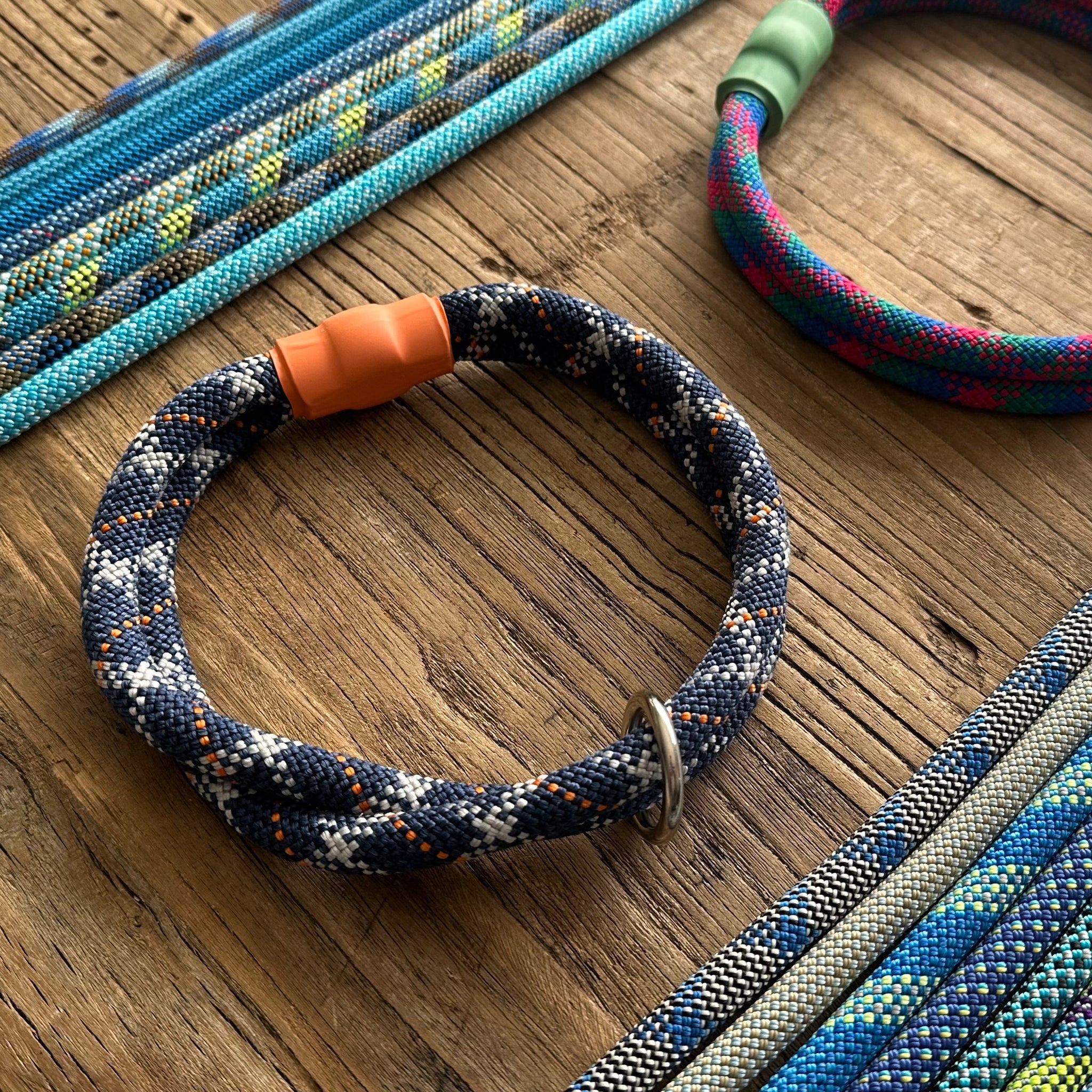 Custom Climbing Rope Dog Collar