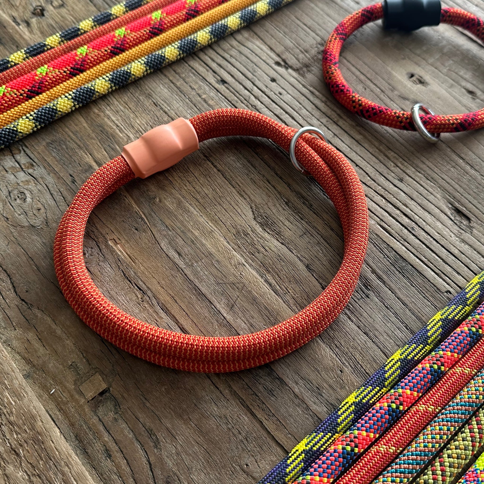 Custom Climbing Rope Dog Collar