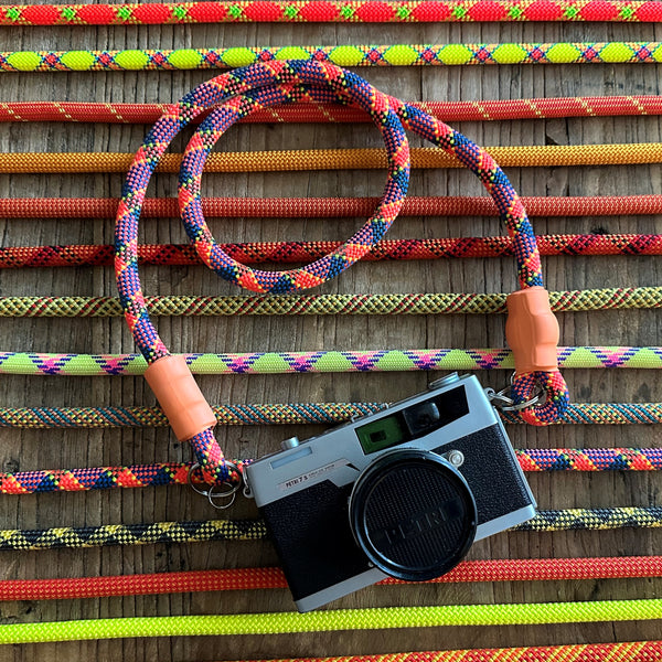 Climbing Rope Camera Strap - Wrist or Neck